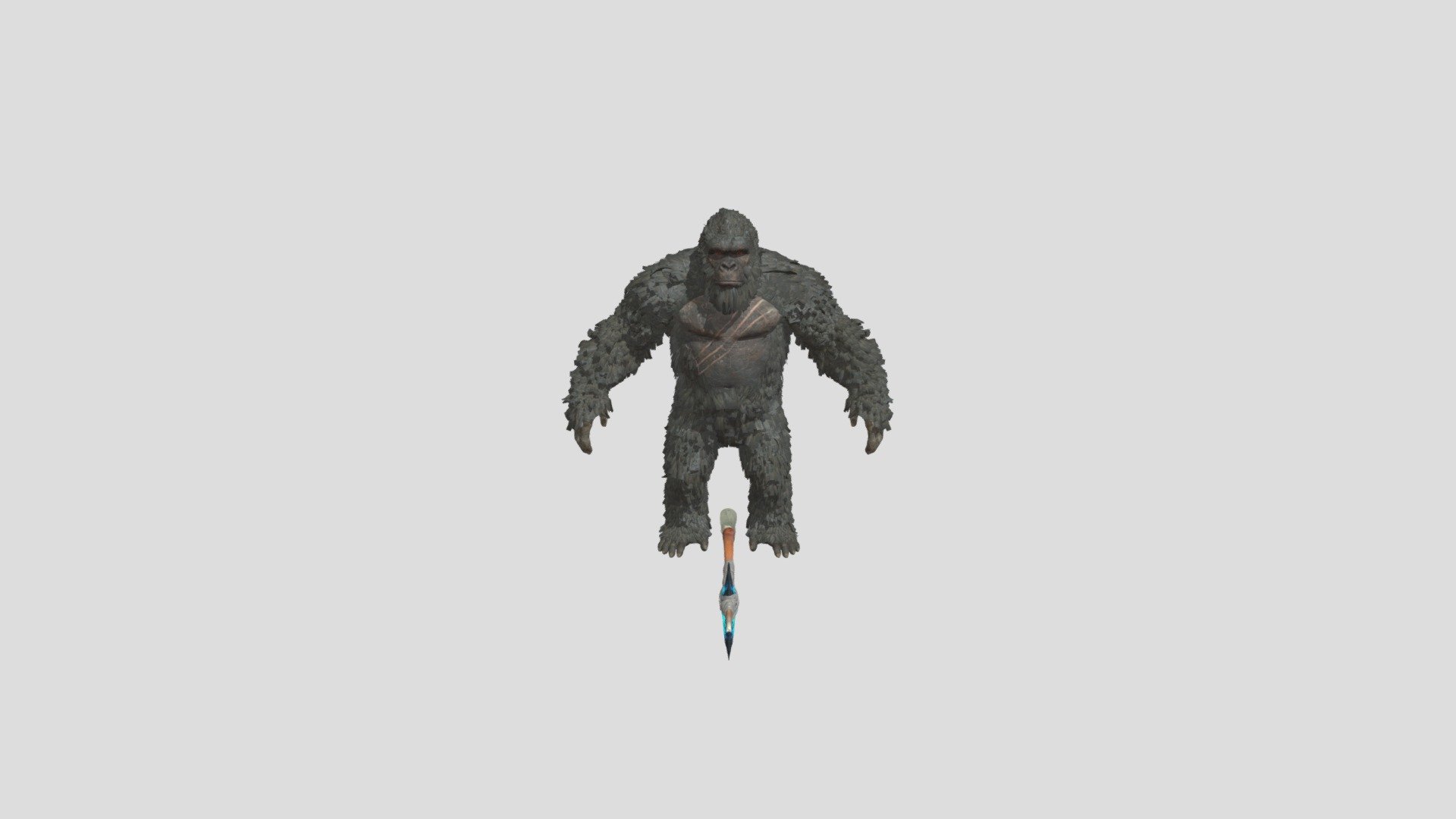 Kong - Download Free 3D model by AllThingsSaurus [f18a9f4] - Sketchfab