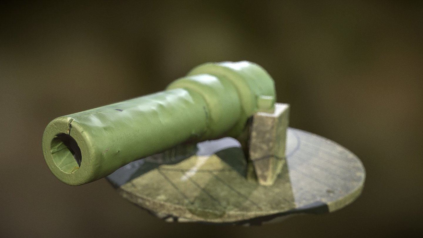 Day #4: Canon from Fort Hamilton - 3D model by alban [f18c193] - Sketchfab