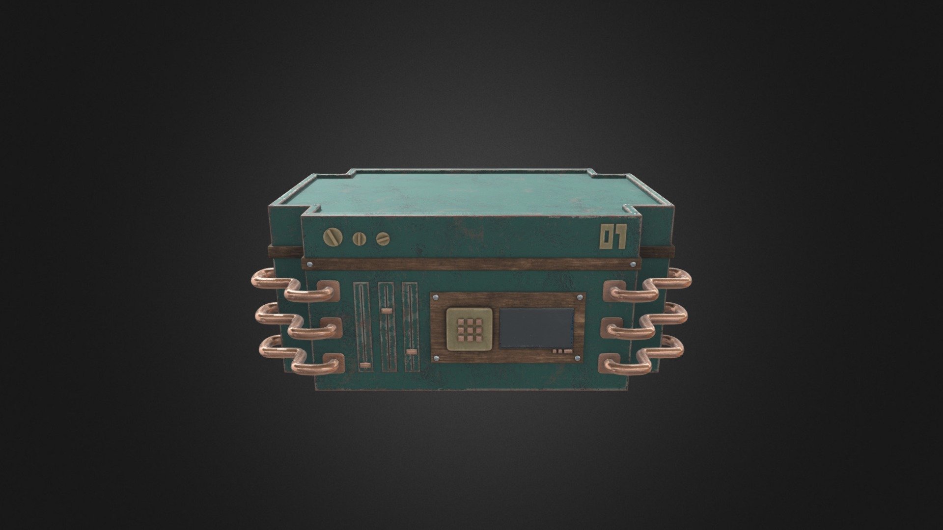 Steampunk Box - 3D model by katsitek [f18c28a] - Sketchfab
