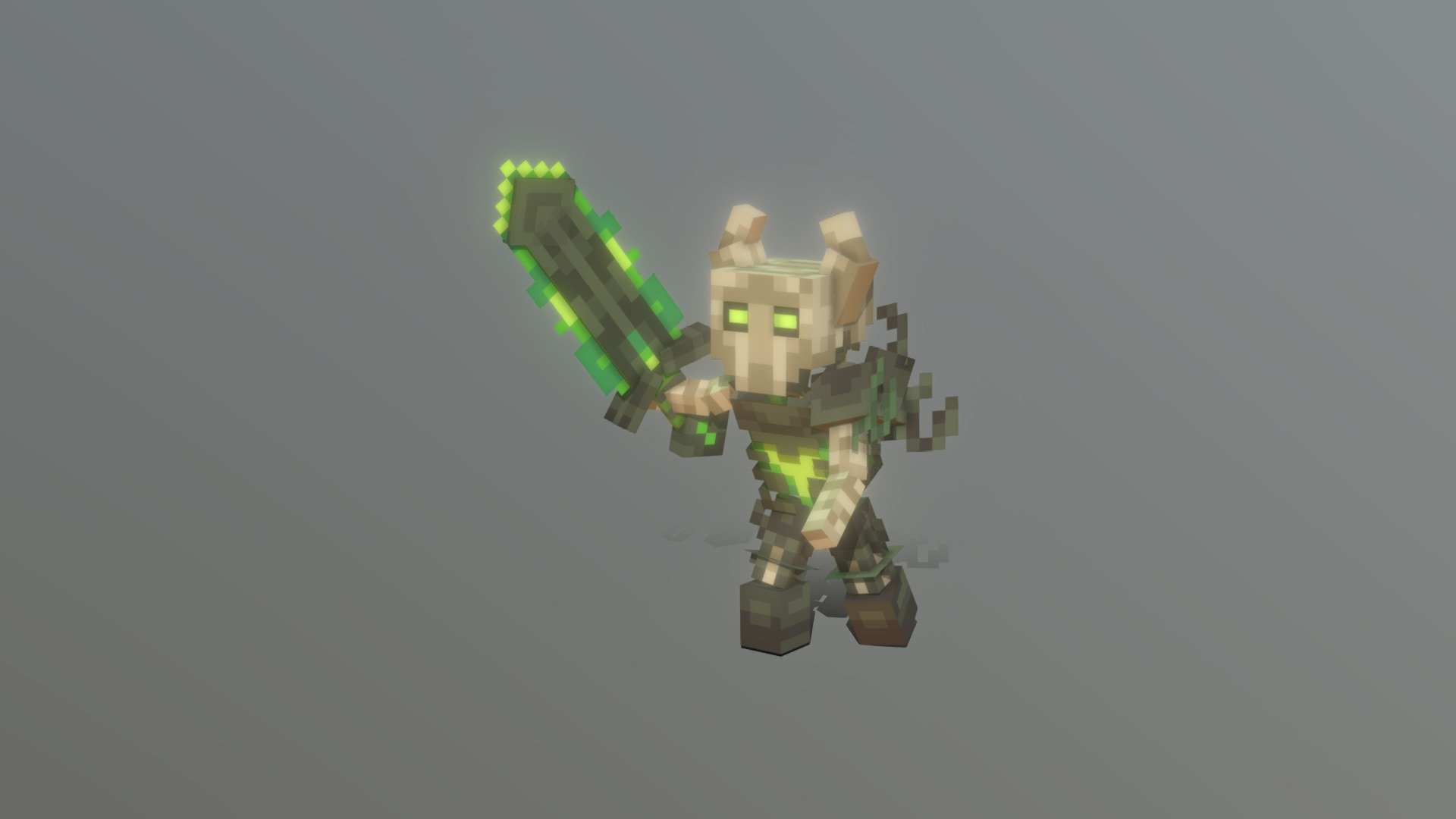 Undead Warrior [COMMISSION] - 3D model by Edge (@ItsEdge) [f18cc8c ...
