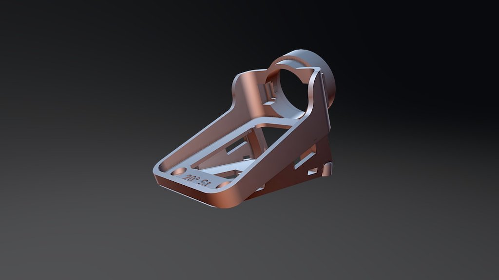 Support Run-Cam 2 HD 20° Vertige - 3D model by H Cup Factory / fpvracer ...