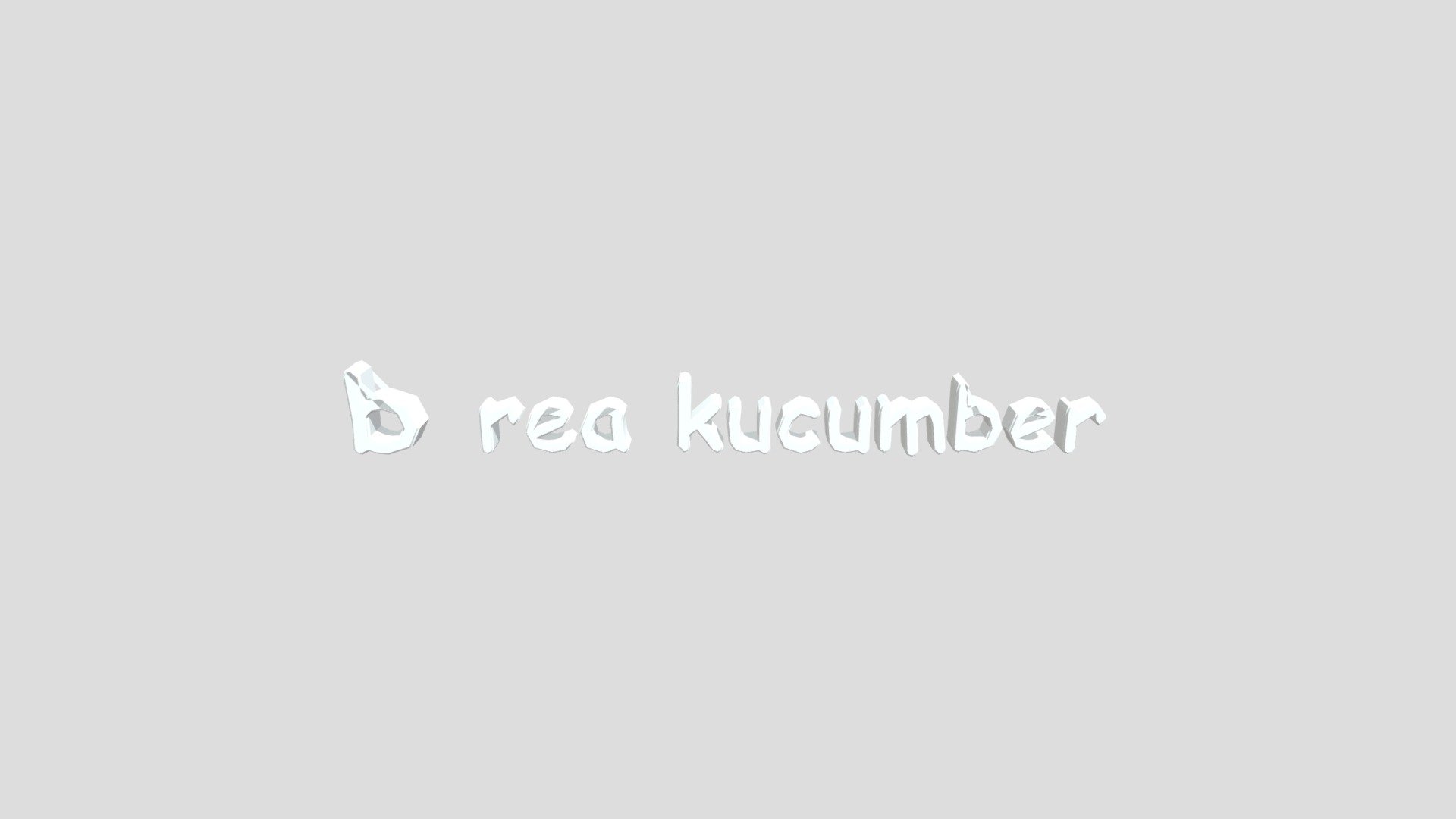 b rea kucumber - 3D model by robberbar04 [f18d8bf] - Sketchfab