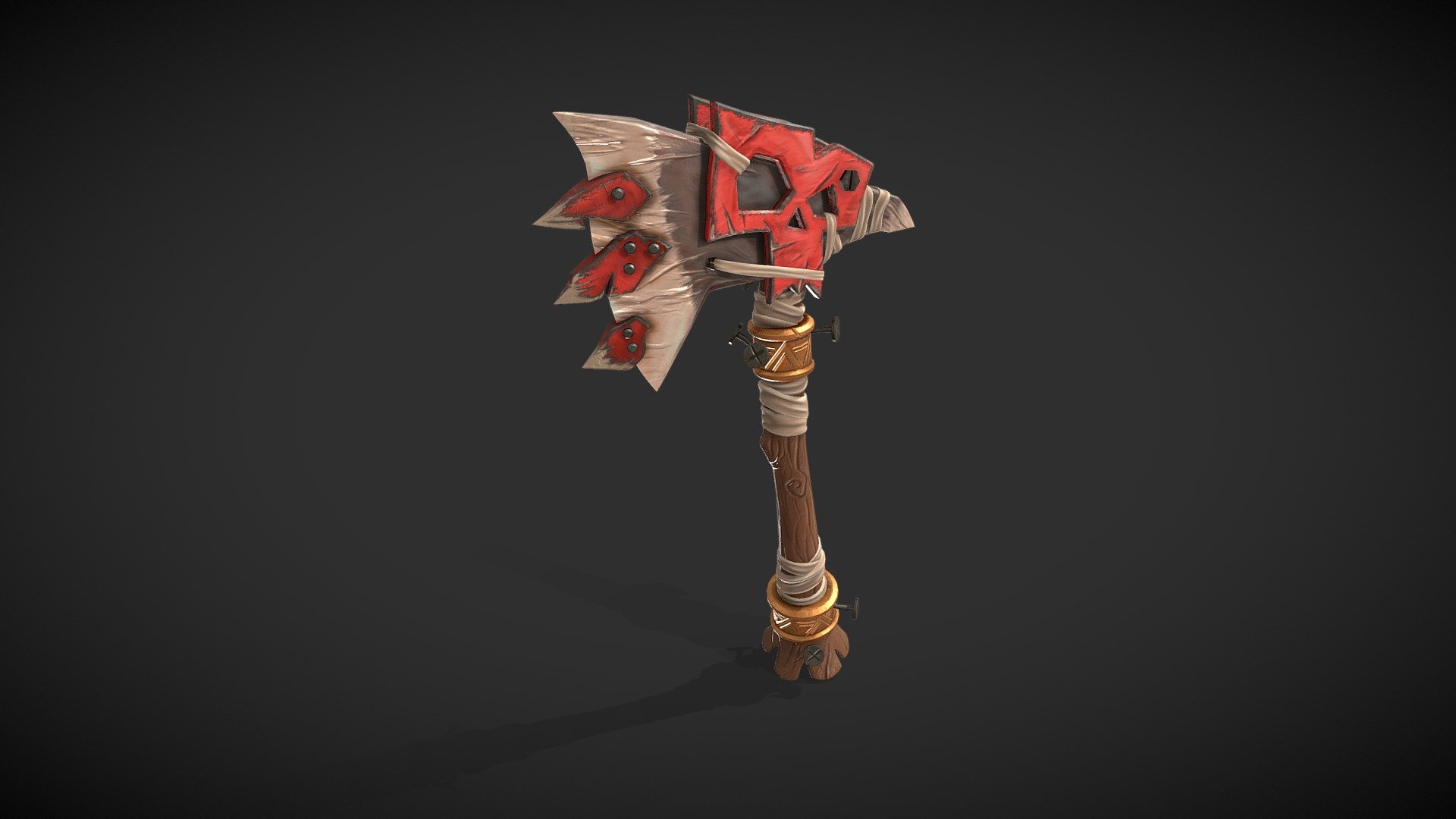 STYLIZED AXE - 3D model by anjanmetyajio0643 [f18dcc2] - Sketchfab