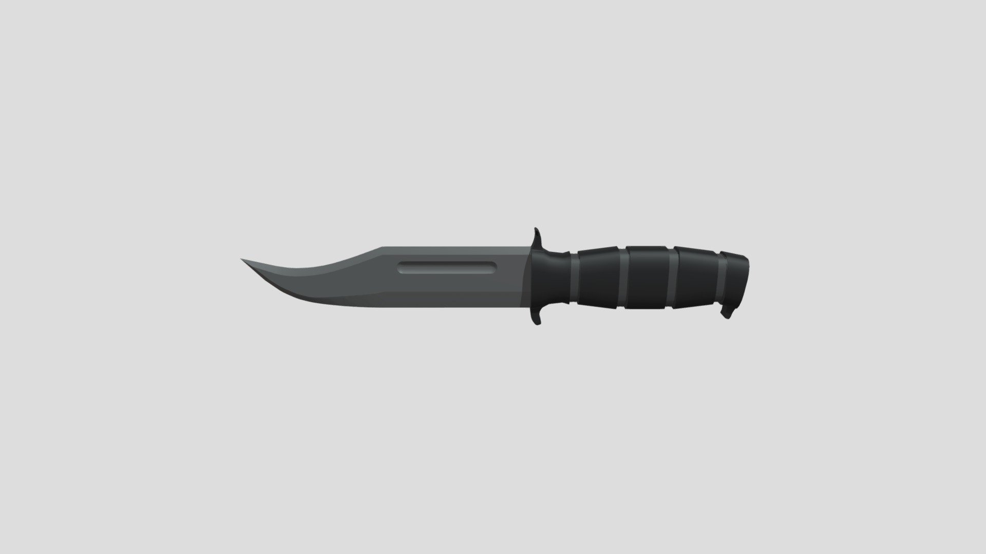 Combat Knife Low Poly - Download Free 3D model by Nicolas Brum ...