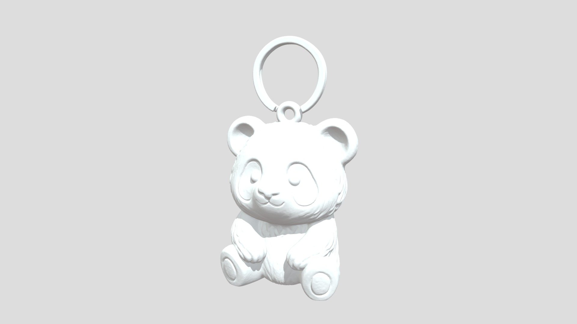 Panda Charm - 3D model by kapysta2 [f18fabb] - Sketchfab