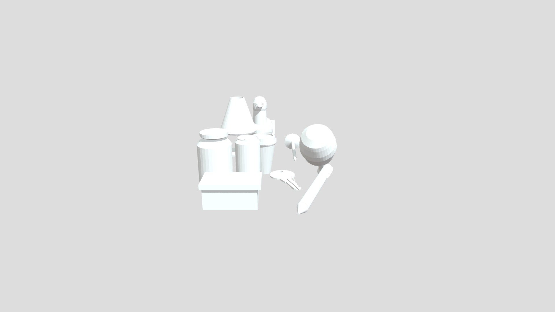 Assignment 2 - 10 Objects - 3D model by jyyoon [f18fd5b] - Sketchfab