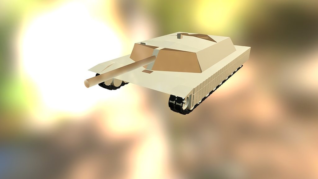 M2 Abrams prototype - Download Free 3D model by SuperDragon1026 ...