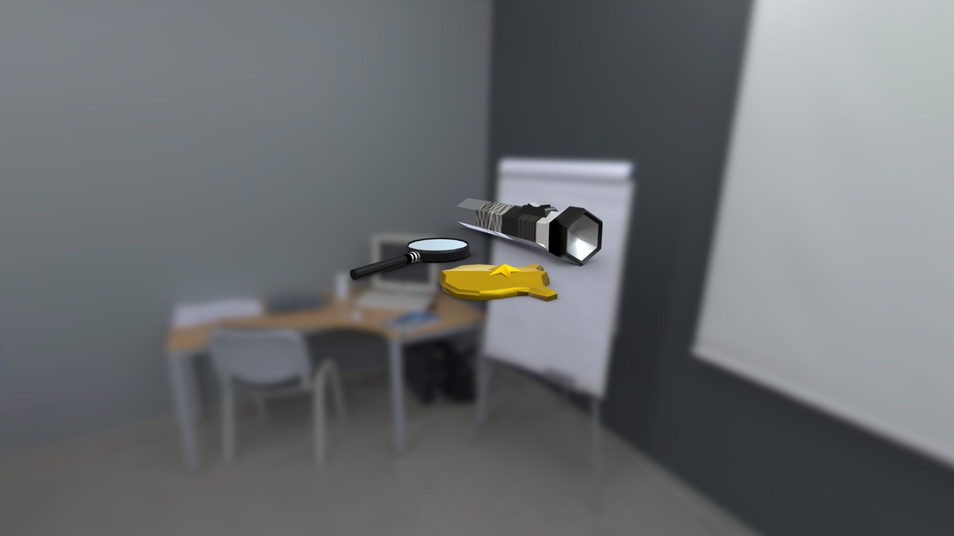 Detective_prop_scene - 3D model by Simon Mulrennan (@SimonMulrennan ...