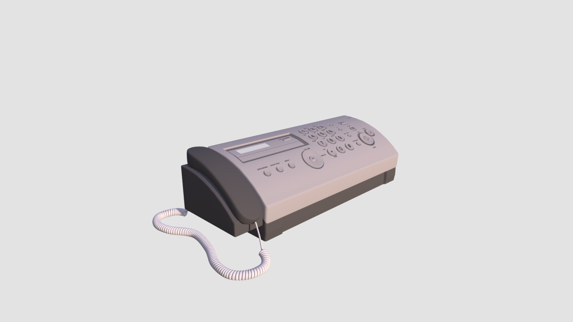 fax machine - Buy Royalty Free 3D model by Evermotion [f191d4c ...