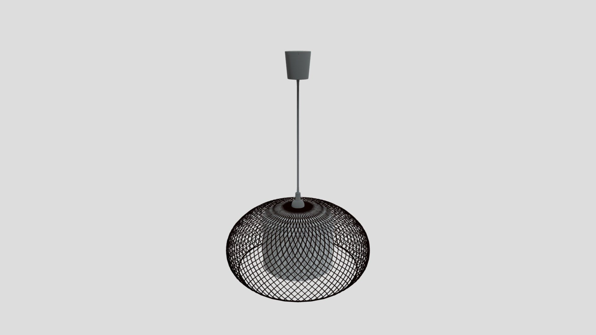 Rattan hanging lamp - 3D model by Artistar3D [f192276] - Sketchfab