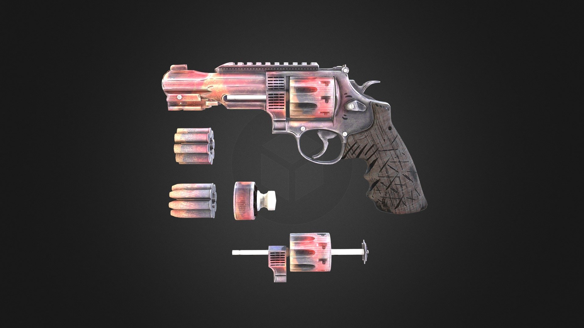 R8 Revolver | Play Time (Hot) - 3D model by Nordcrisp [f1922b0] - Sketchfab
