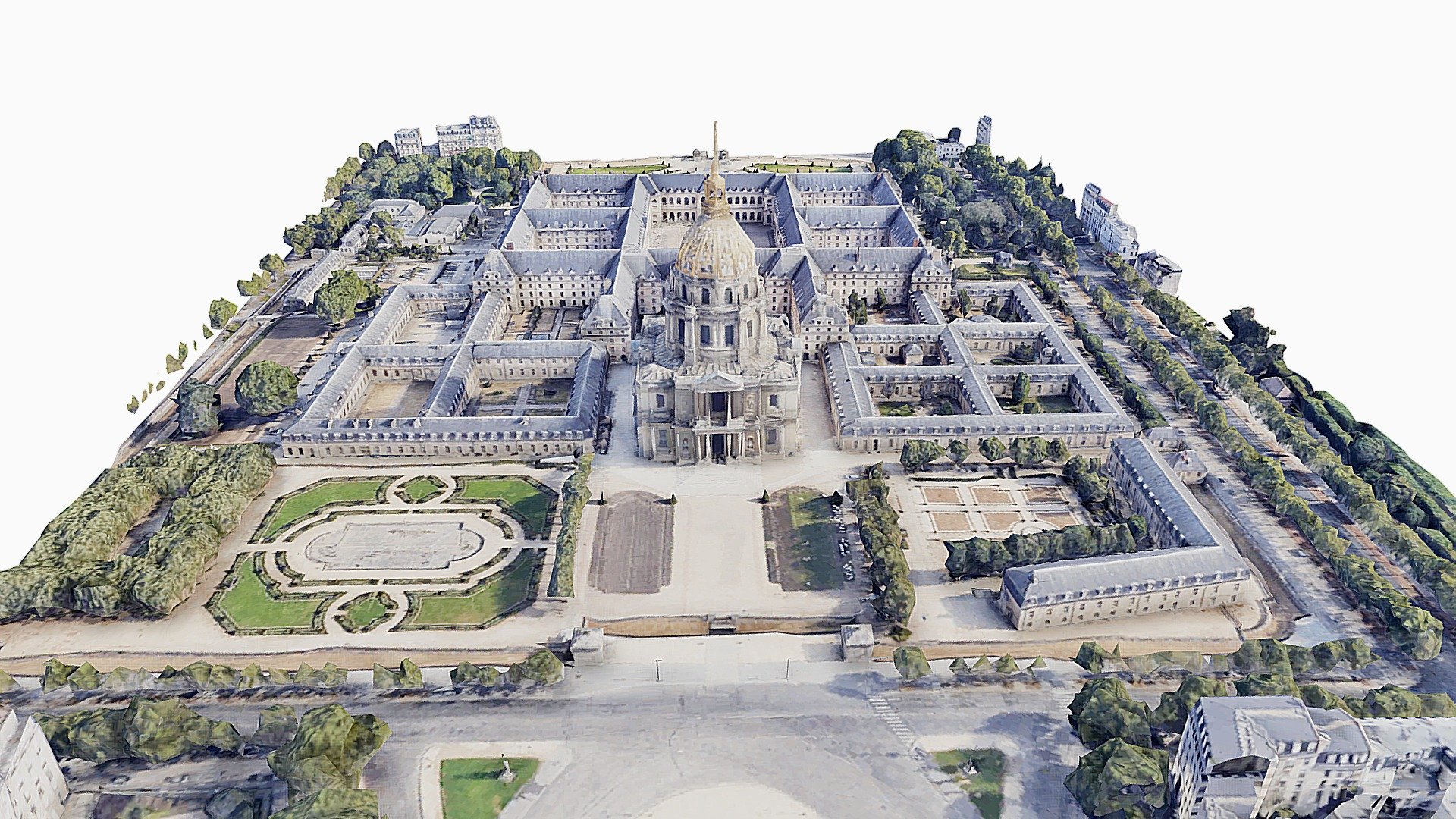 Les Invalides,museum,church,scan,tomb,terrain - 3D model by SENSIET ...