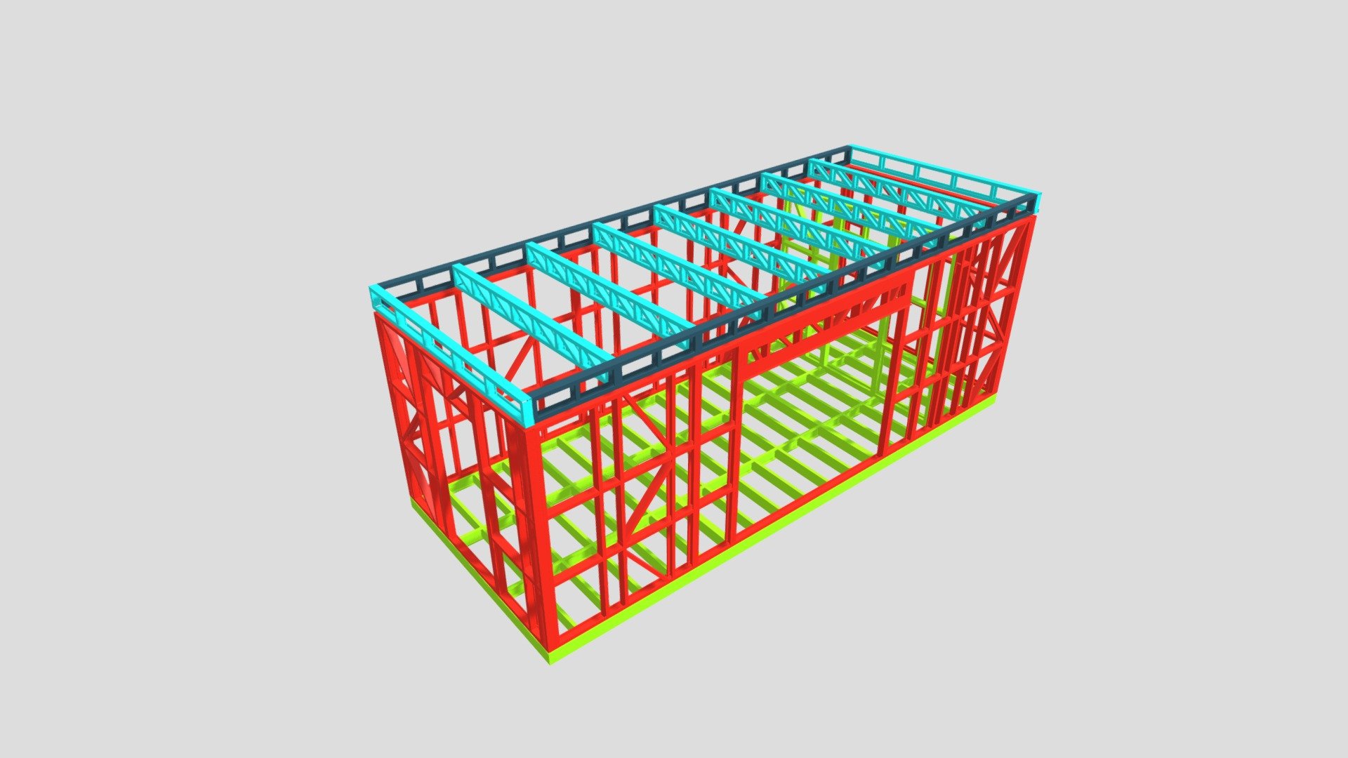 240227-1-JM: 7.2x3.0M Tiny House - 3D model by Steel Frame Solutions ...