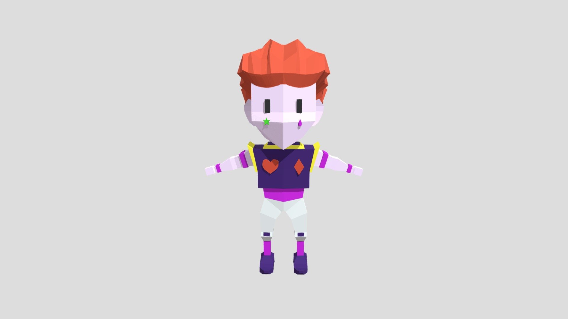 Hisoka (Hunter x Hunter) - Download Free 3D model by D7Xtreme [f195e70 ...