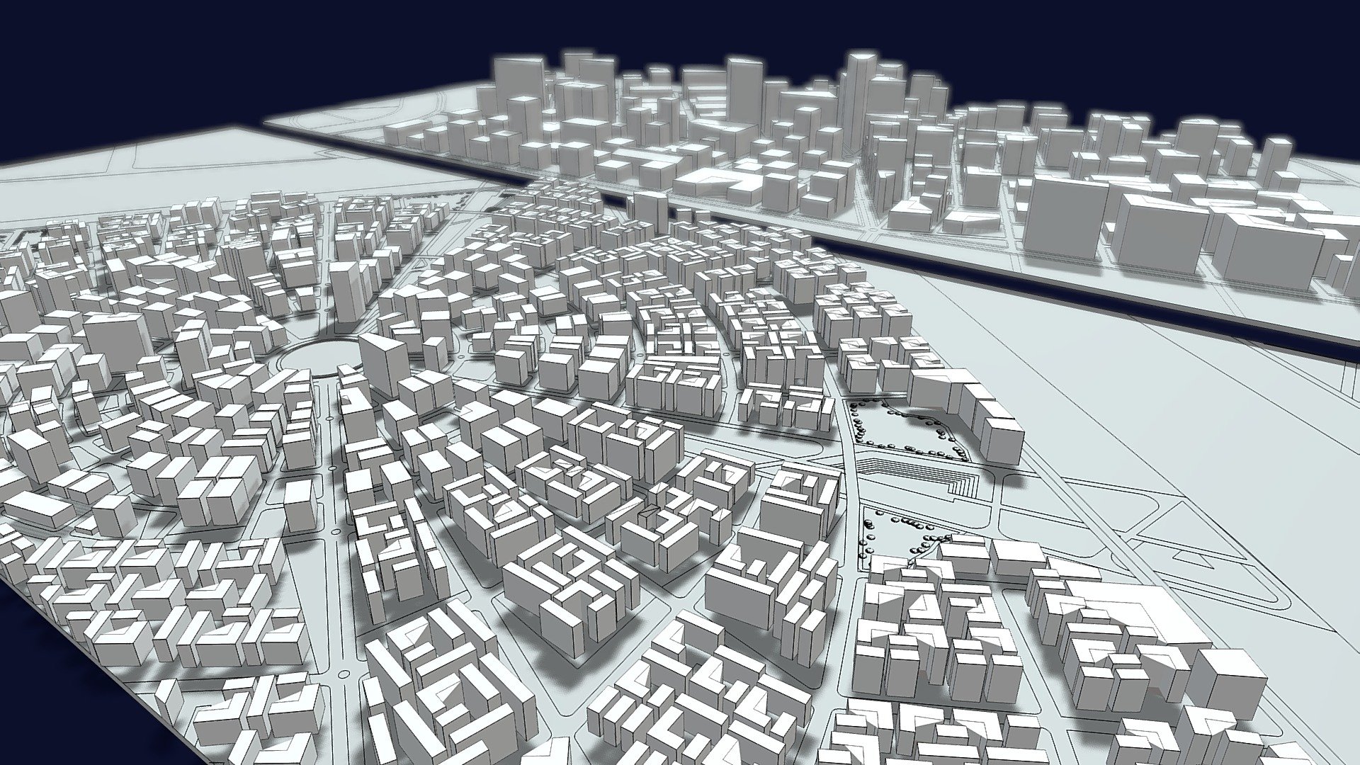 Urban Models of Residential & Industrial Zone - 3D model by Tahsin ...