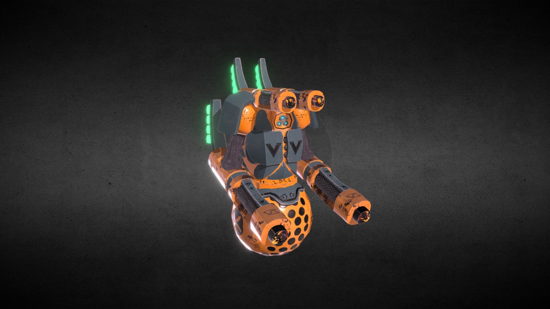 Robot - Player's Character - 3D model by Greg Kieroj (@GregKDev ...