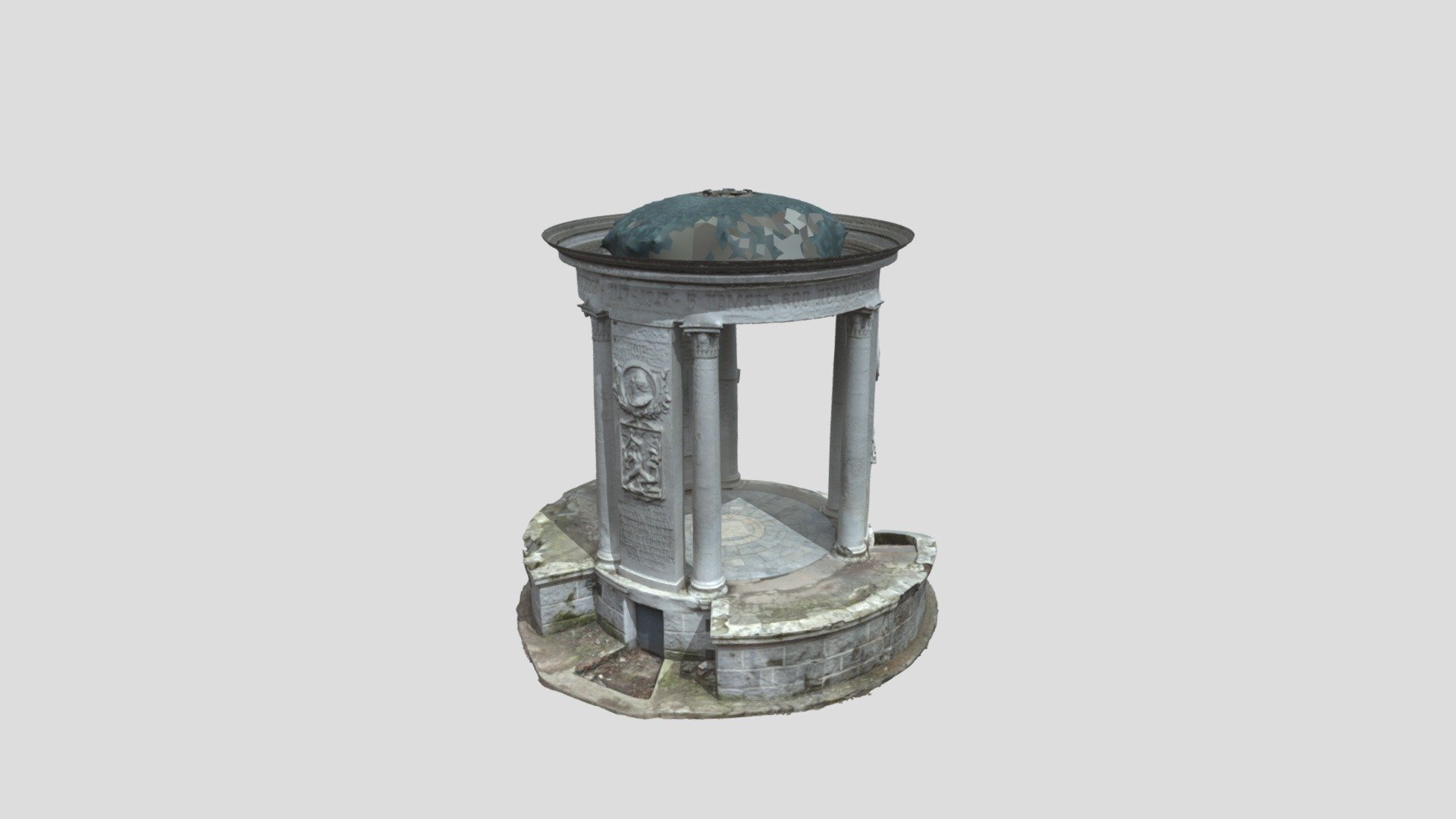 Rotunda_in_honor_of_moscow_anniversary - Download Free 3D model by ...