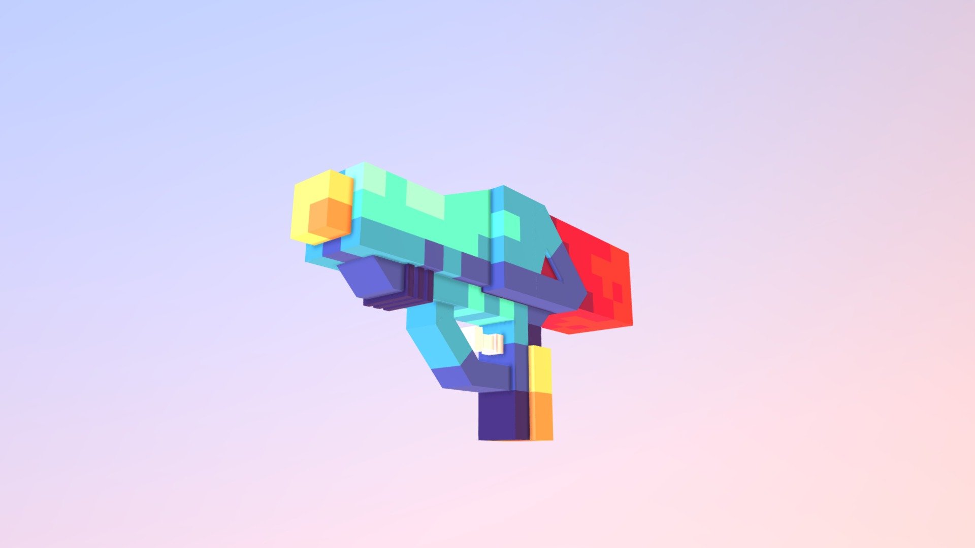 [Pixelar] Songkran: Water Gun - 3D model by iPenguinn [f19c5a5] - Sketchfab