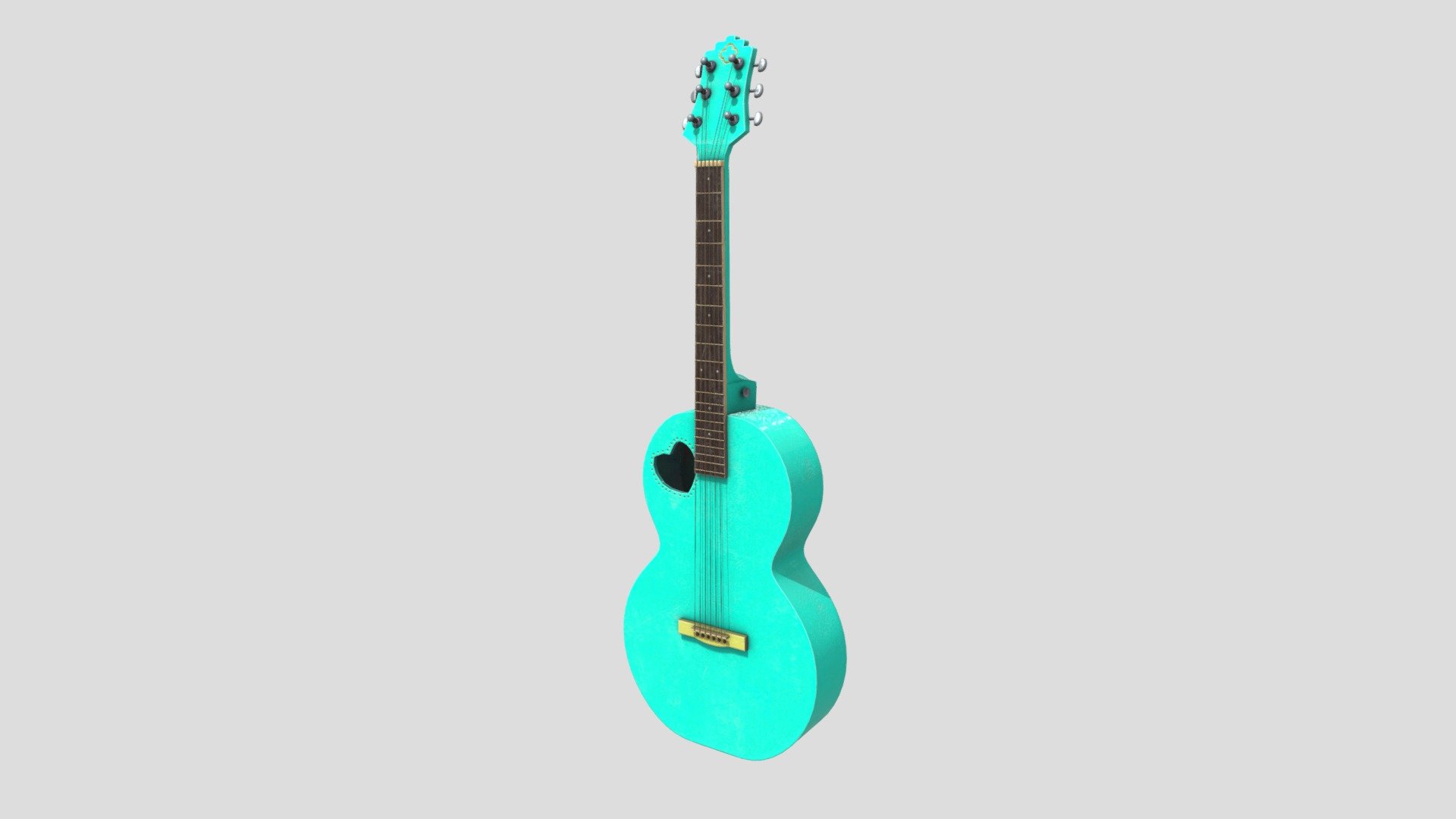 Guitar_3 - Buy Royalty Free 3D model by rebuilderai (@RebuilderAI-vrin ...