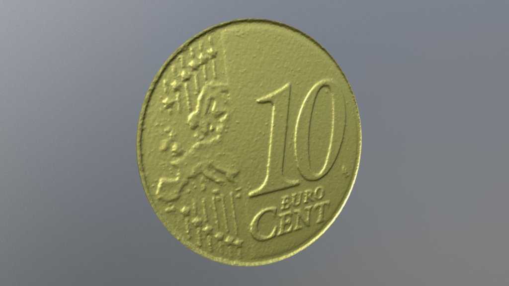 10 Euro Cents (3D Scan) - 3D model by OpenScan (@3d_TM) [f19e960 ...