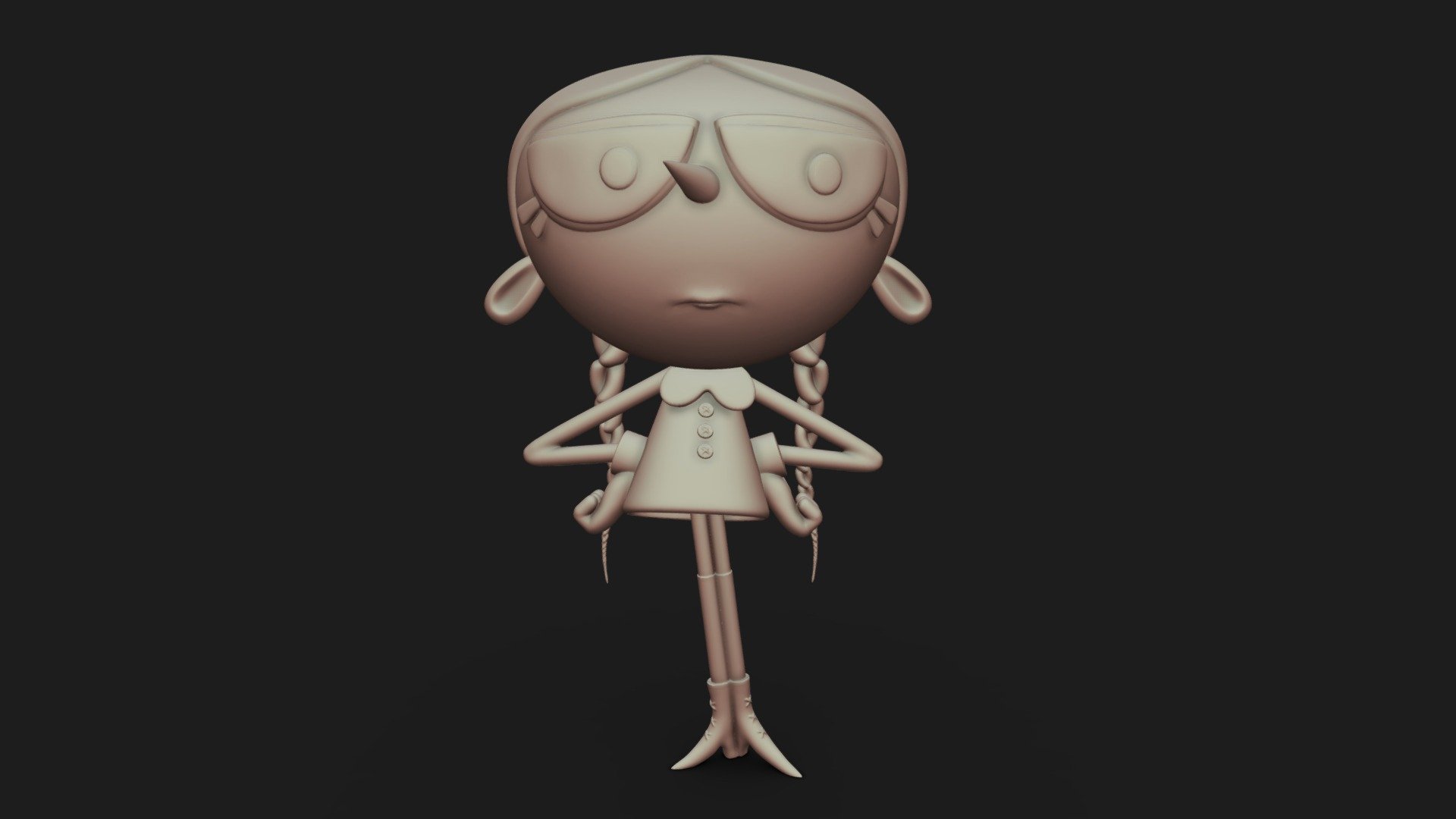 Wednesday Addams - Buy Royalty Free 3D model by yogi_sandhi [f19fba0 ...