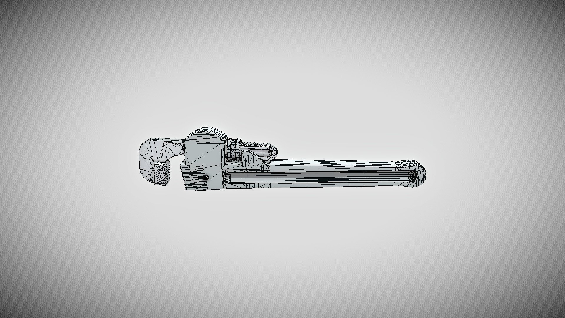 Pipe Wrench - 3D model by T.Jarman [f1a0400] - Sketchfab