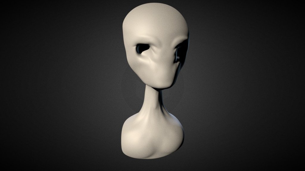 Alien Bust Concept - 3D model by DigitalEvorian [f1a14c0] - Sketchfab
