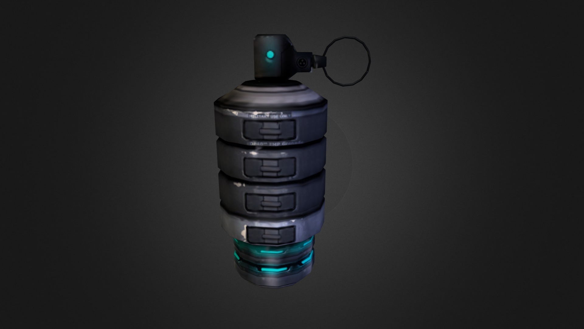 EMP grenade Textured - 3D model by lucak [f1a1a5f] - Sketchfab