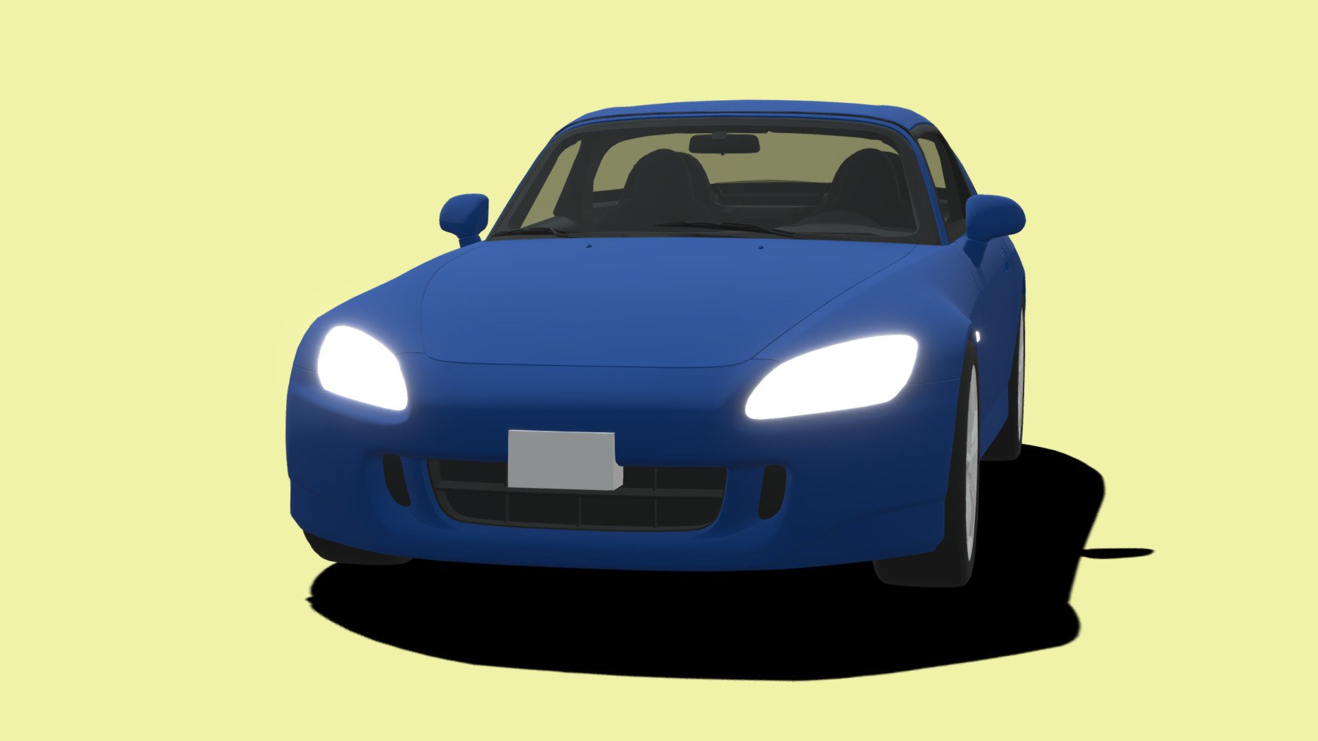 TOON Japan : Honda S2000 - Download Free 3D model by LePoint_BAT ...
