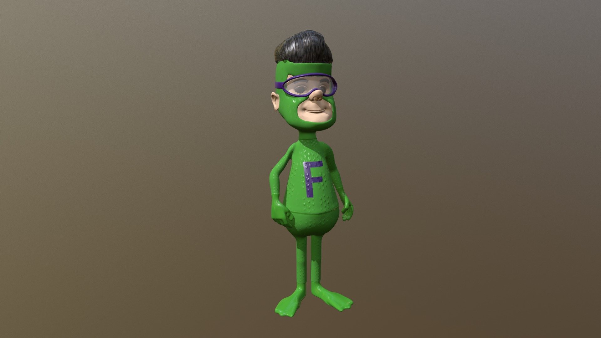 The Impossibles - Fluidman - 3D model by Gabriel Torres (@gabrieltorres ...
