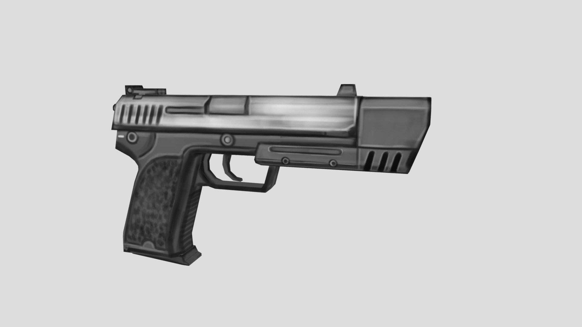 H&K USP Match - 3D model by BRITA74 [f1a97f8] - Sketchfab