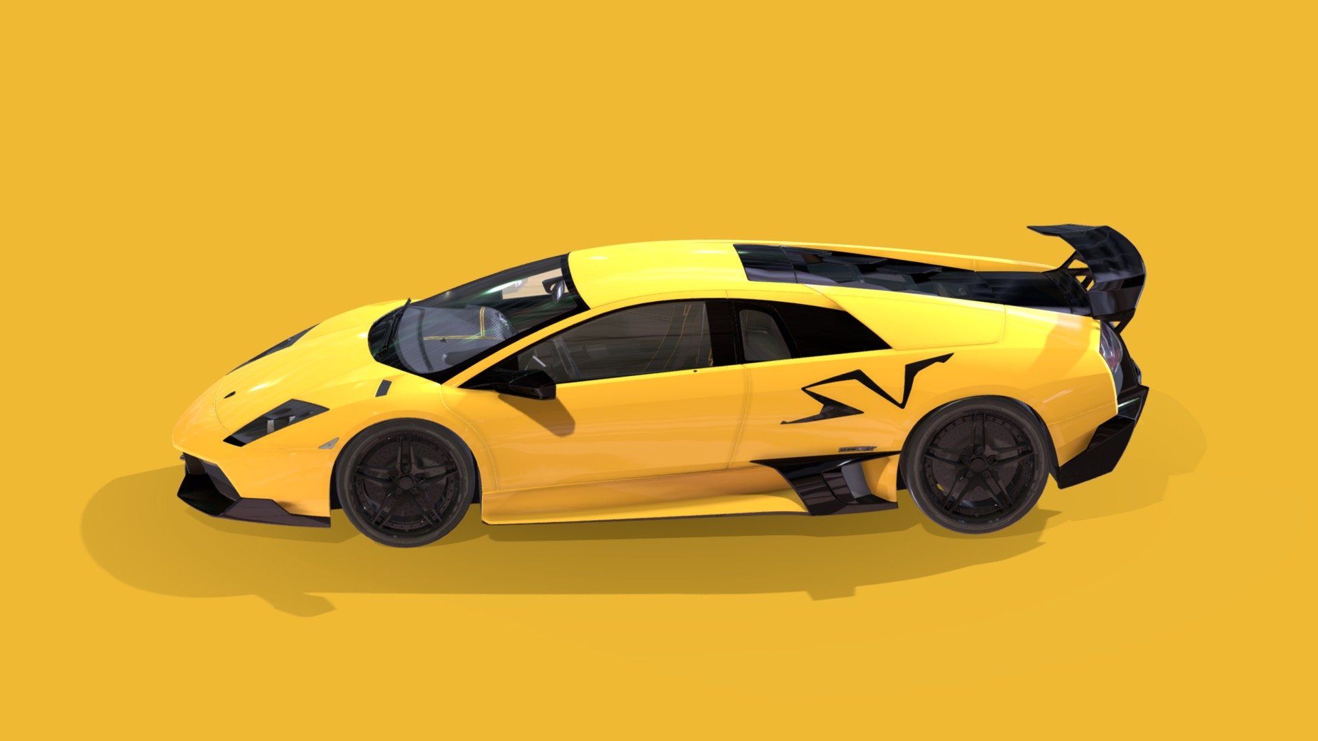 Lamborghini Murciélago LP 670-4 SuperVeloce - Download Free 3D model by ...