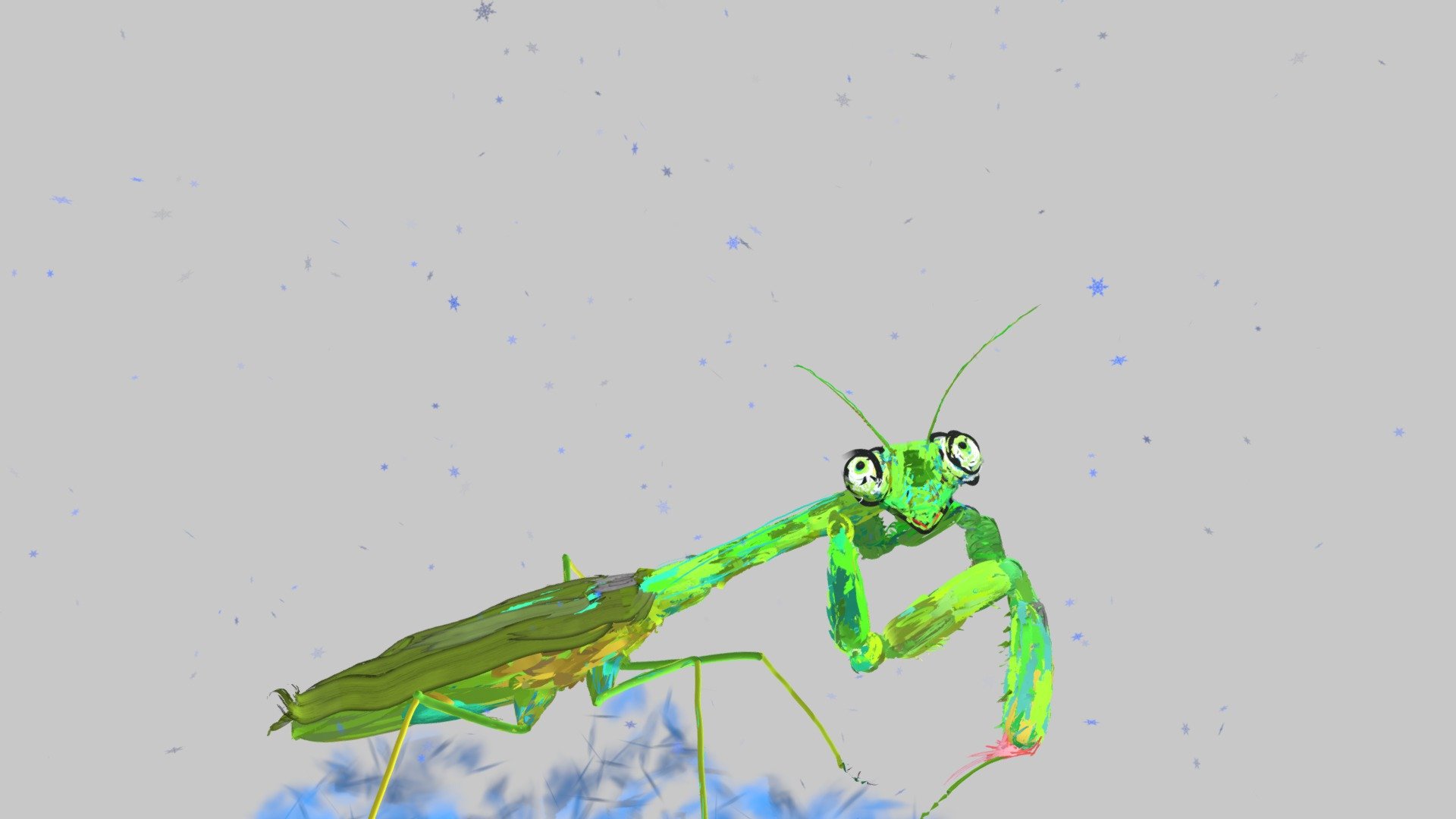 Mantis - Download Free 3D model by sharmankina [f1aab02] - Sketchfab