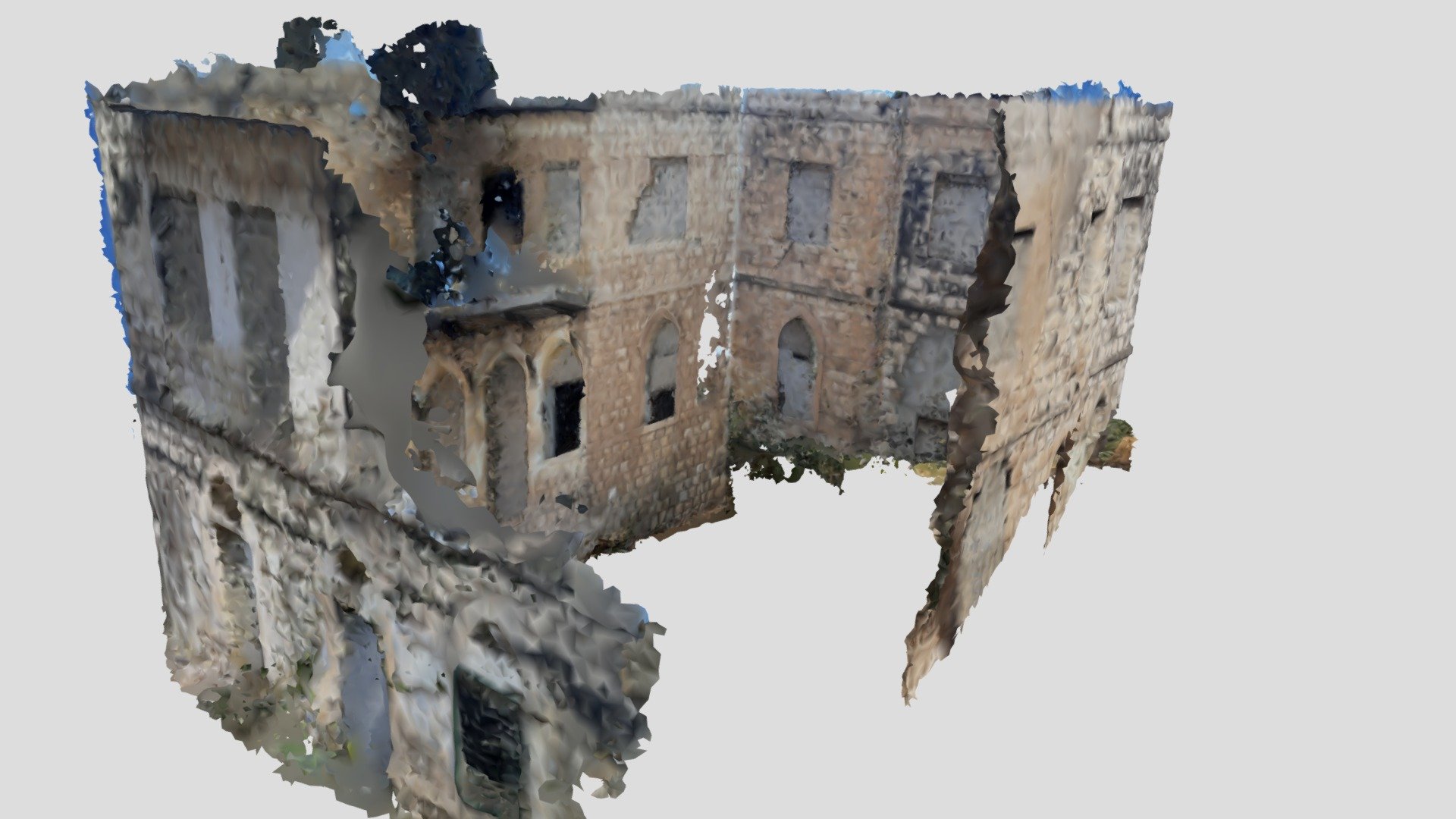 Time Machine Project / Wadi Salib building no.1 - 3D model by MTRL ...
