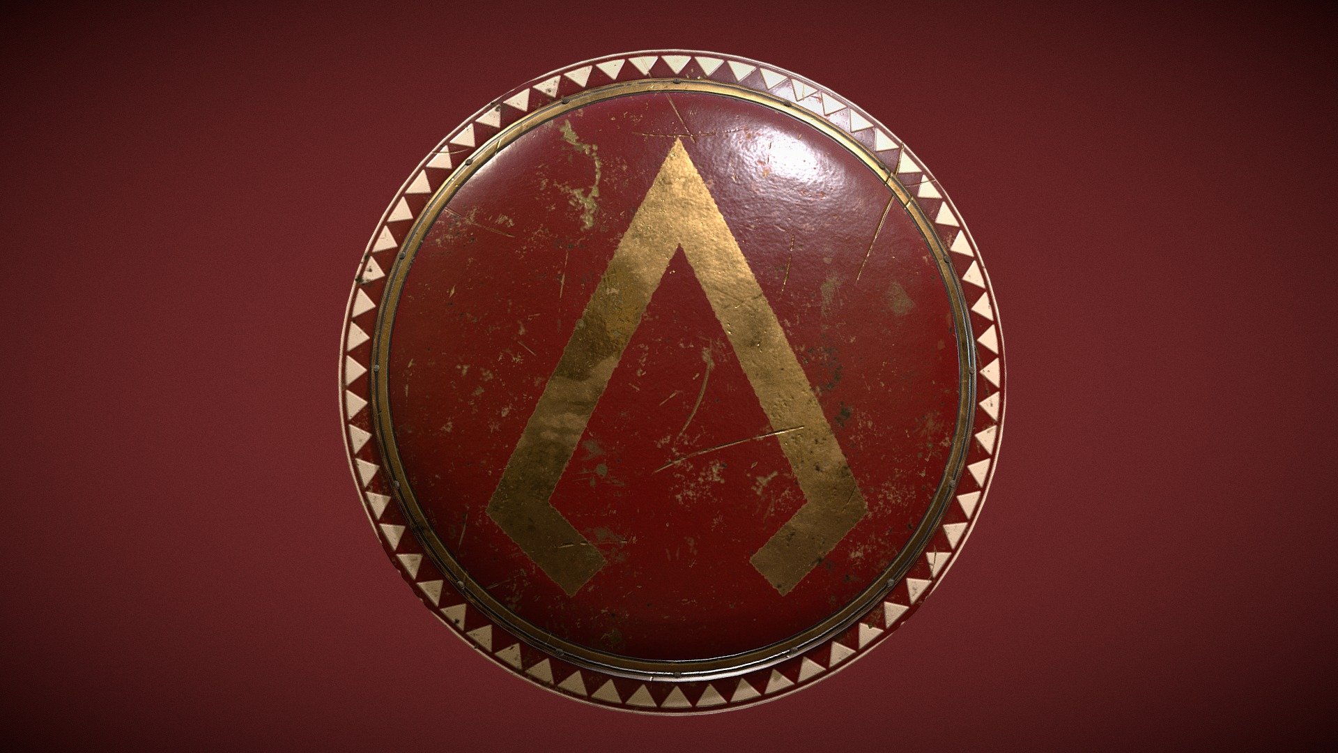 Shields Hoplon - Spartan (Var) - Buy Royalty Free 3D model by Canary ...