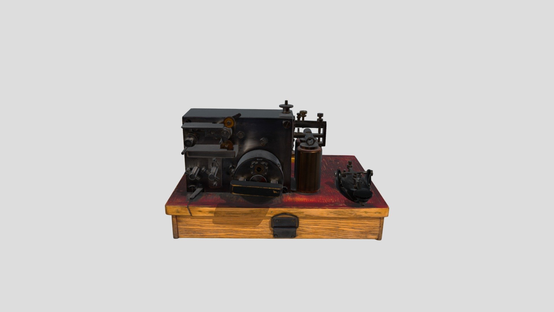 Morse code telegraph device - Download Free 3D model by Museum of Engineering and Technology ...