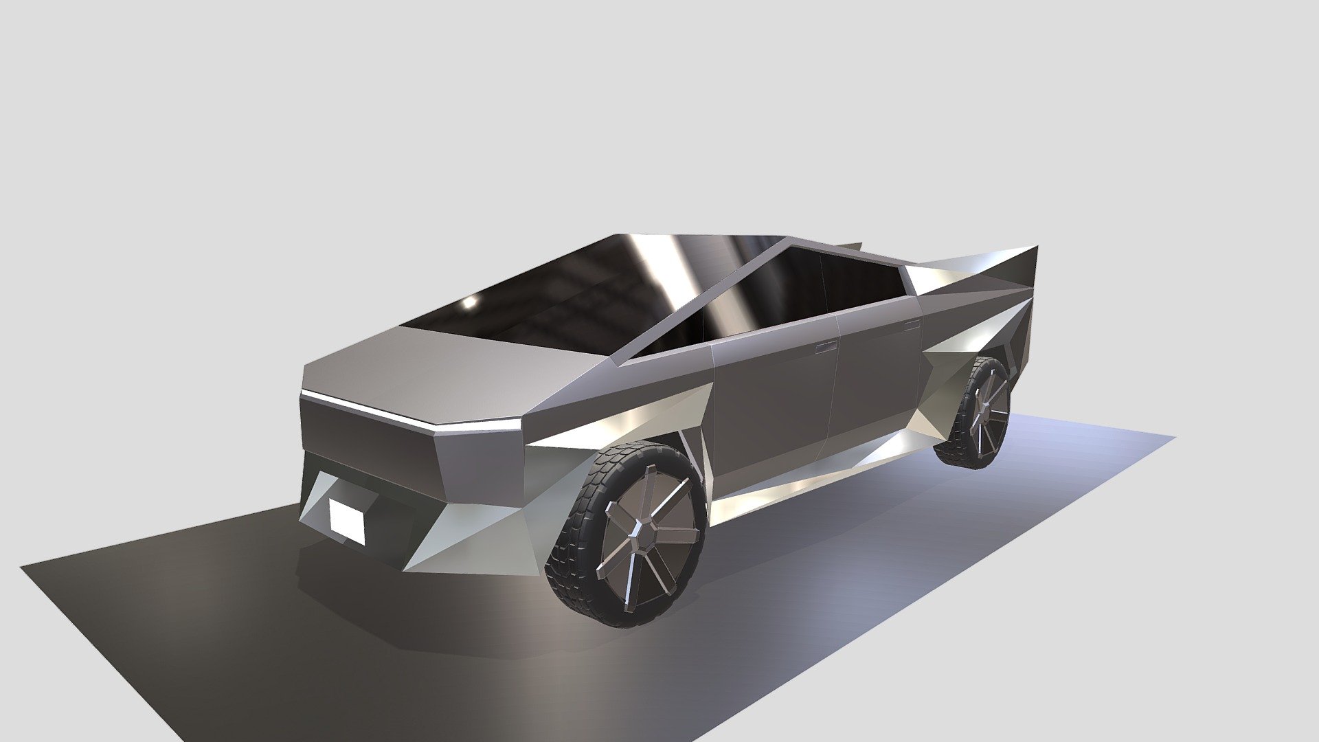 Tesla Cyber Truck BBB - 3D model by Eternalflower [f1ac7a3] - Sketchfab