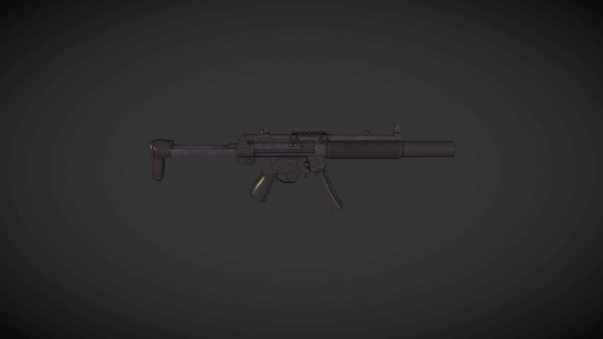 H&K MP5SD - 3D model by TessaraOxygen (@19vladis97) [f1acd50] - Sketchfab