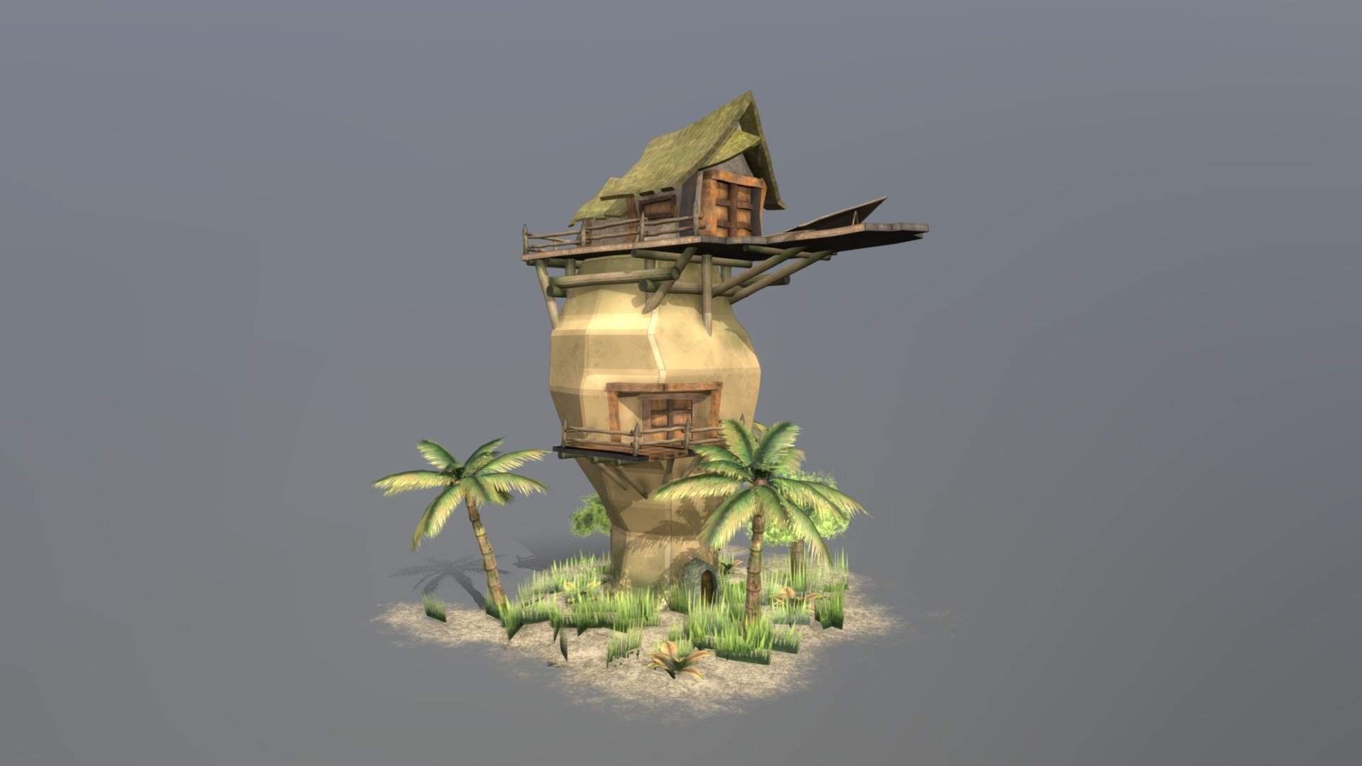 Tropical Outpost - 3D model by Joevendy Etienne (@Joevendy) [f1adf66 ...