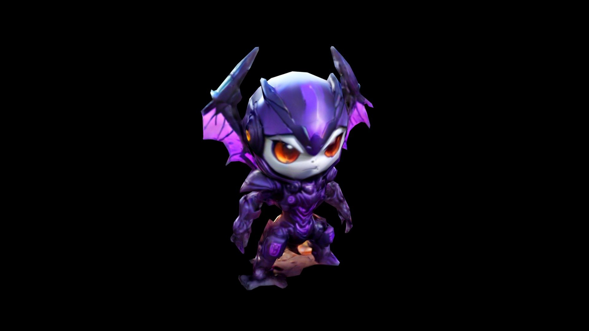 "Purple Armor Warrior Striding forward with dete - Download Free 3D ...
