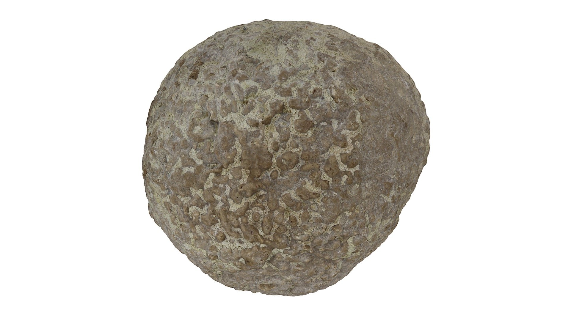 Spherical limestone concretion - Download Free 3D model by ...