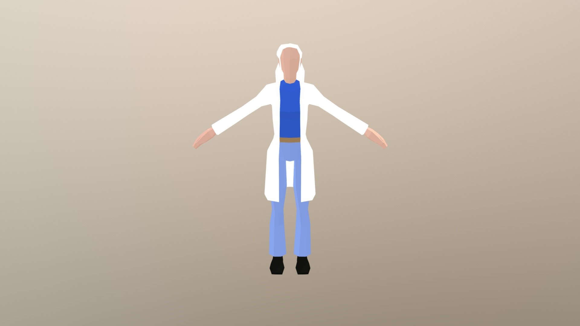 Female Scientist - 3D model by Pakku (@paku) [f1b006a] - Sketchfab