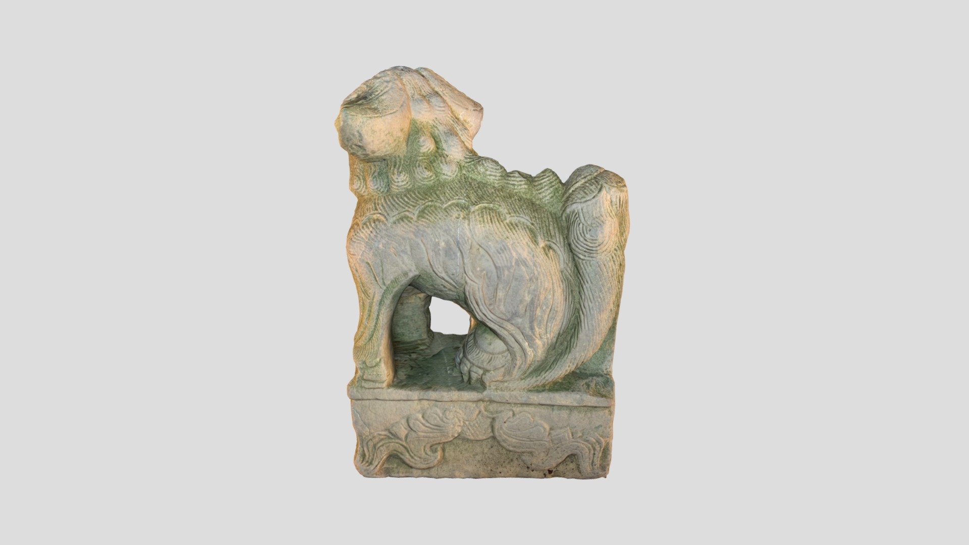 Stone Dog Statue - 3D model by ScanVis (@visido) [f1b0941] - Sketchfab