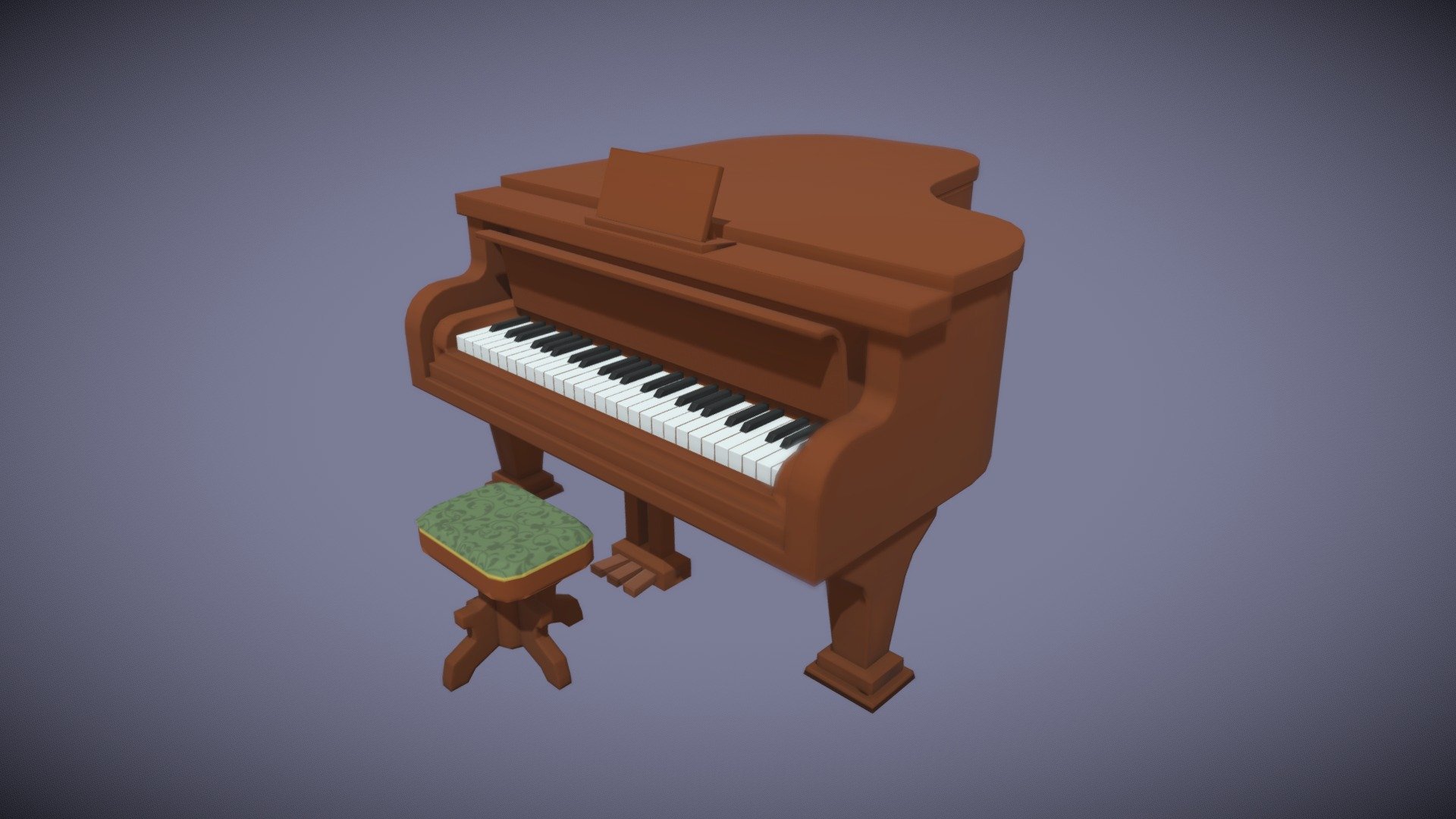 Stylized Piano - 3D model by Dimitri (@Ultimabrines) [f1b1515] - Sketchfab