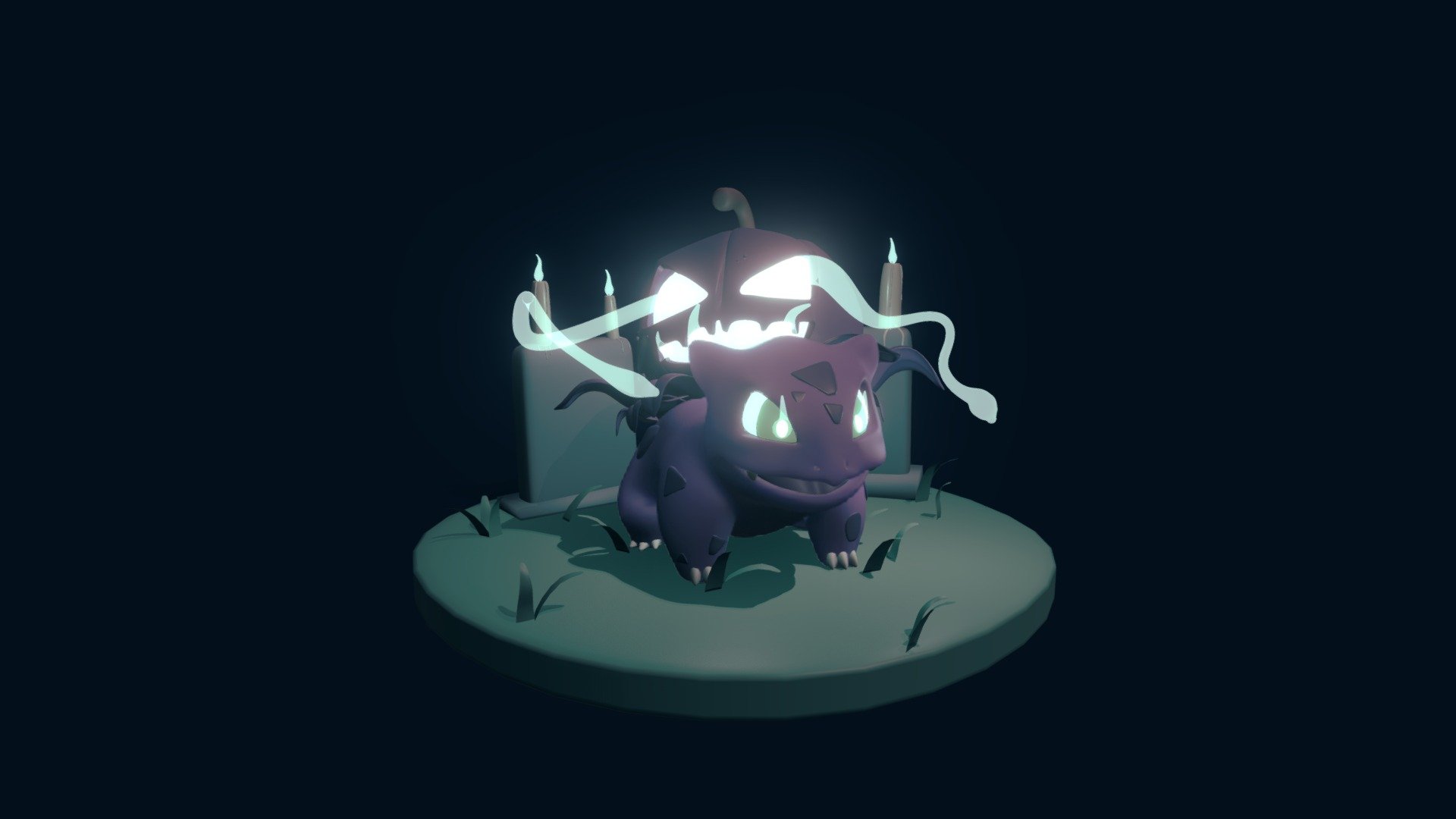 Spooky Bulbasaur - Download Free 3D model by spritemare [f1b1ccf ...