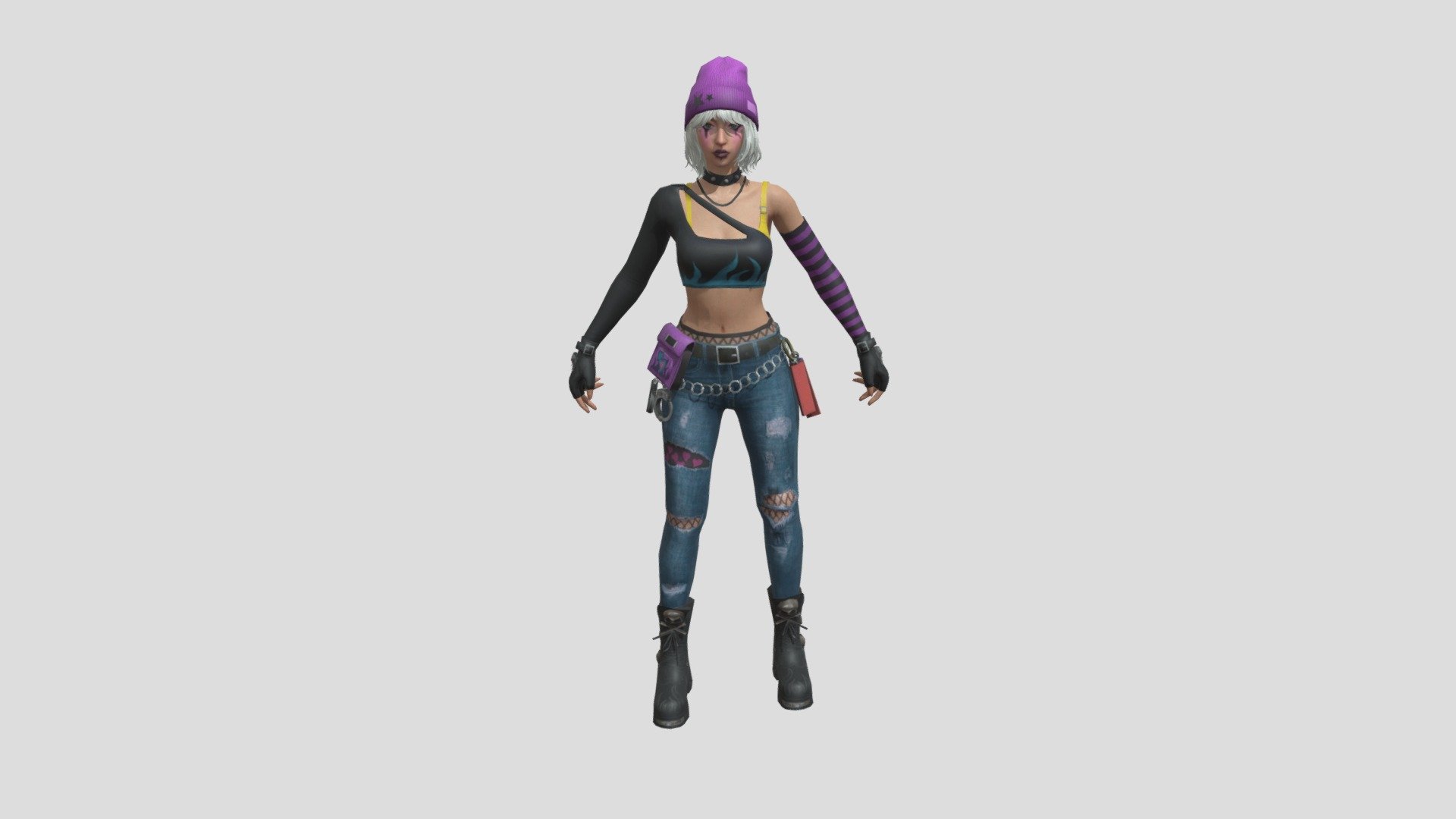 Dasha Free fire character - Download Free 3D model by Phoenix ...