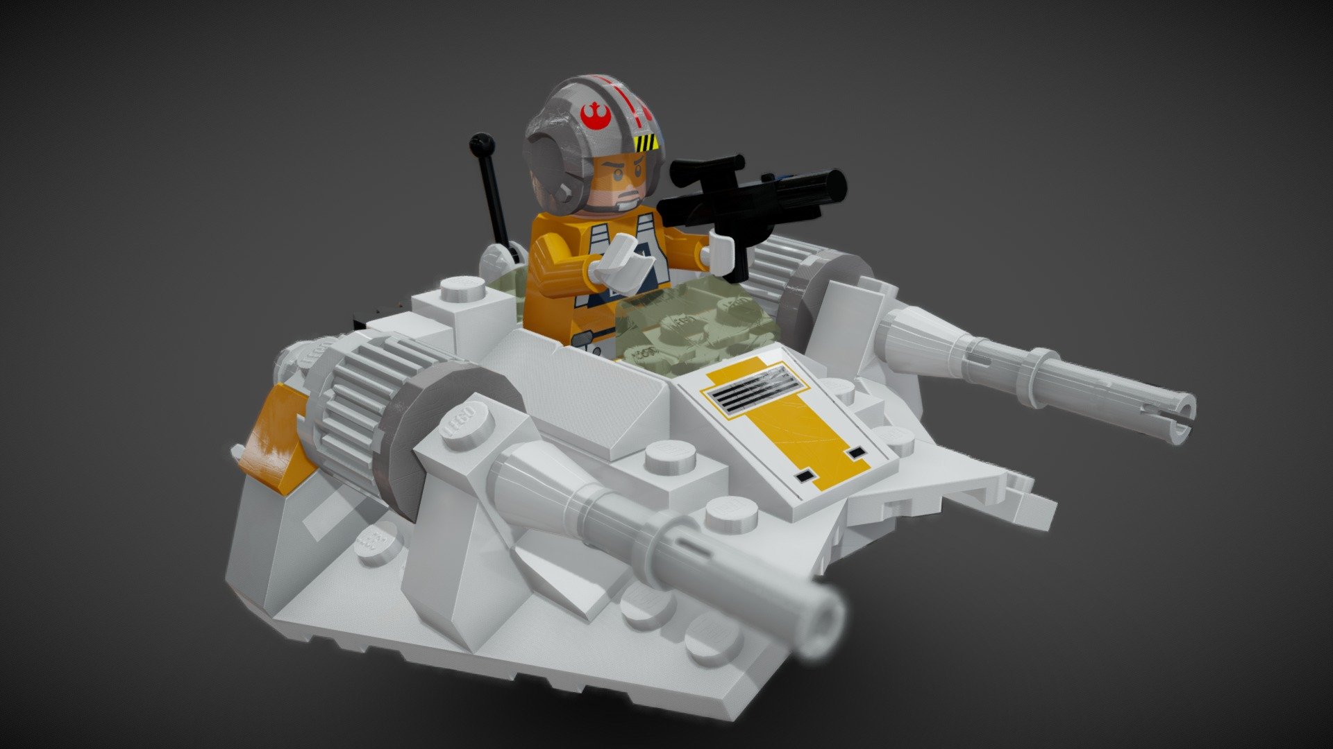 Snowspeeder Bricks - Buy Royalty Free 3D model by Olivier (@sudermann ...