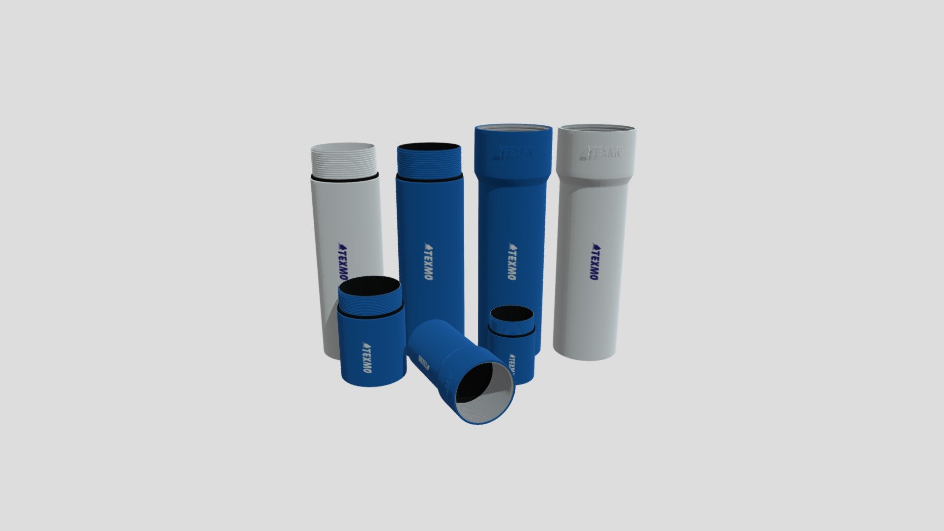 Casing Pipes - 3D model by texmopipe [f1b348f] - Sketchfab