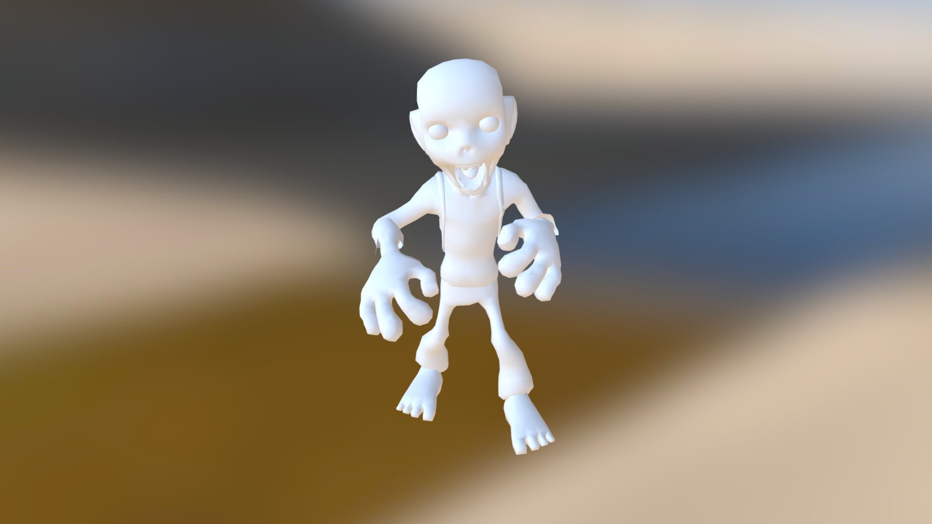 Posed Low Poly Zombie - Download Free 3D model by drelter248 [f1b363b ...