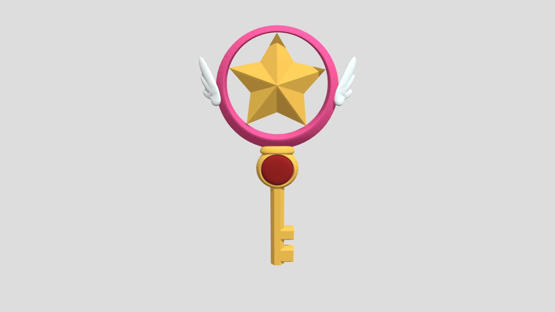 Cardcaptor Sakura Star Key - 3D model by Midorigon [f1b504c] - Sketchfab